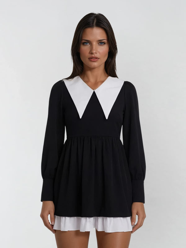 Alzora Doll Collar Mini Dress – Mew Mews