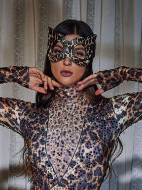 Ashur Leopard Cat Mask – Mew Mews