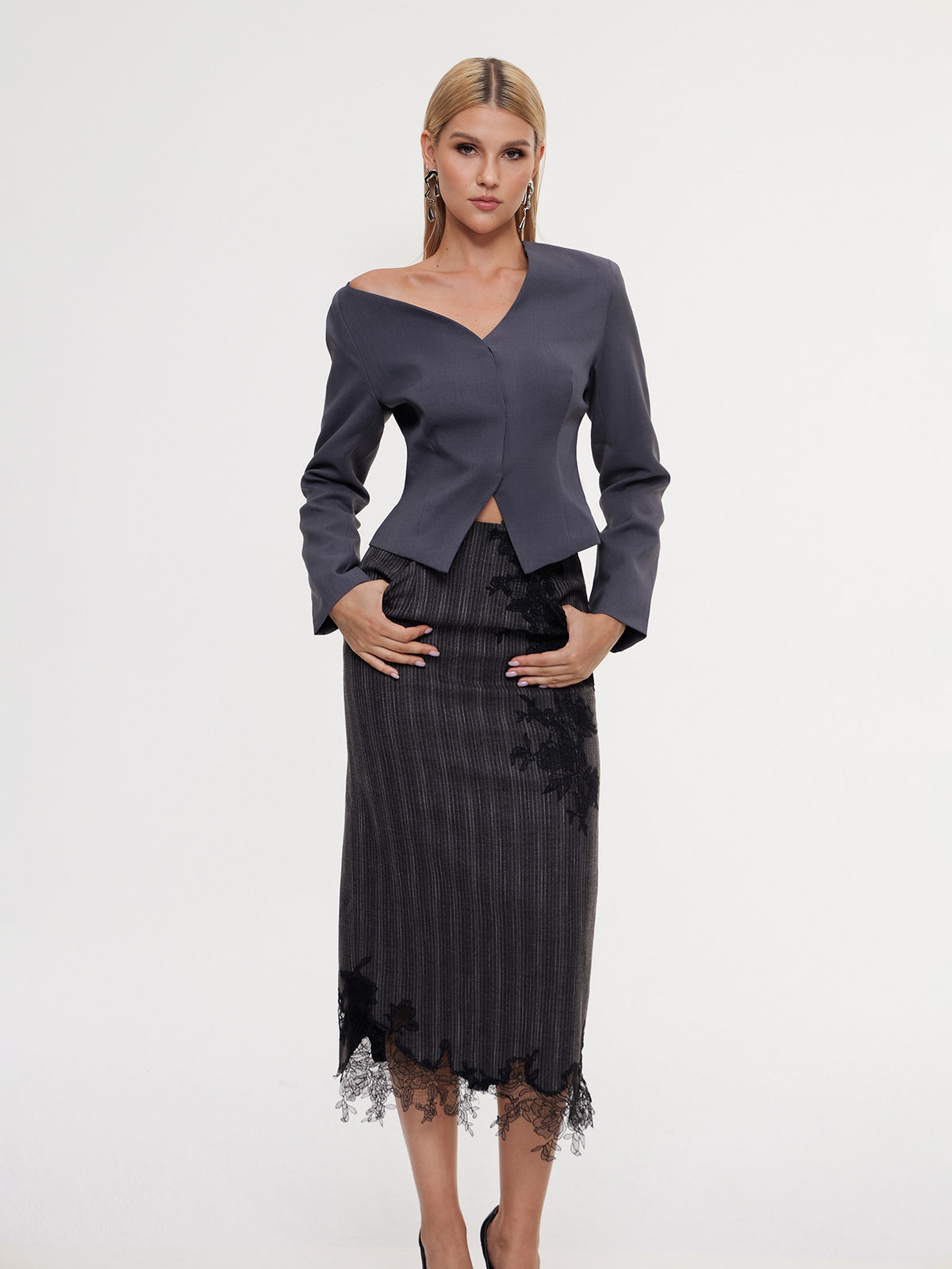 Focalor Long Sleeve Blazer – Mew Mews