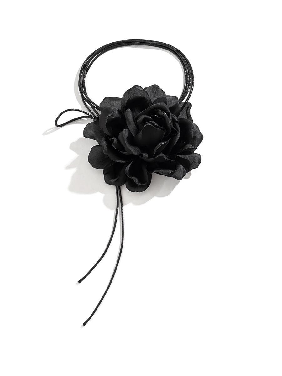 Rosie Black Flower Mesh Choker – Mew Mews Fashion