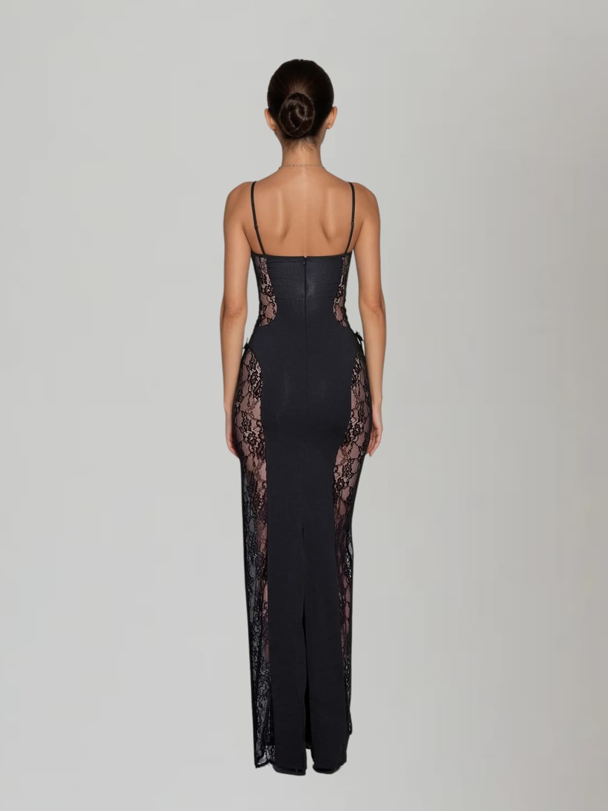 Velyxra Spaghetti Lace Maxi Dress – Mew Mews